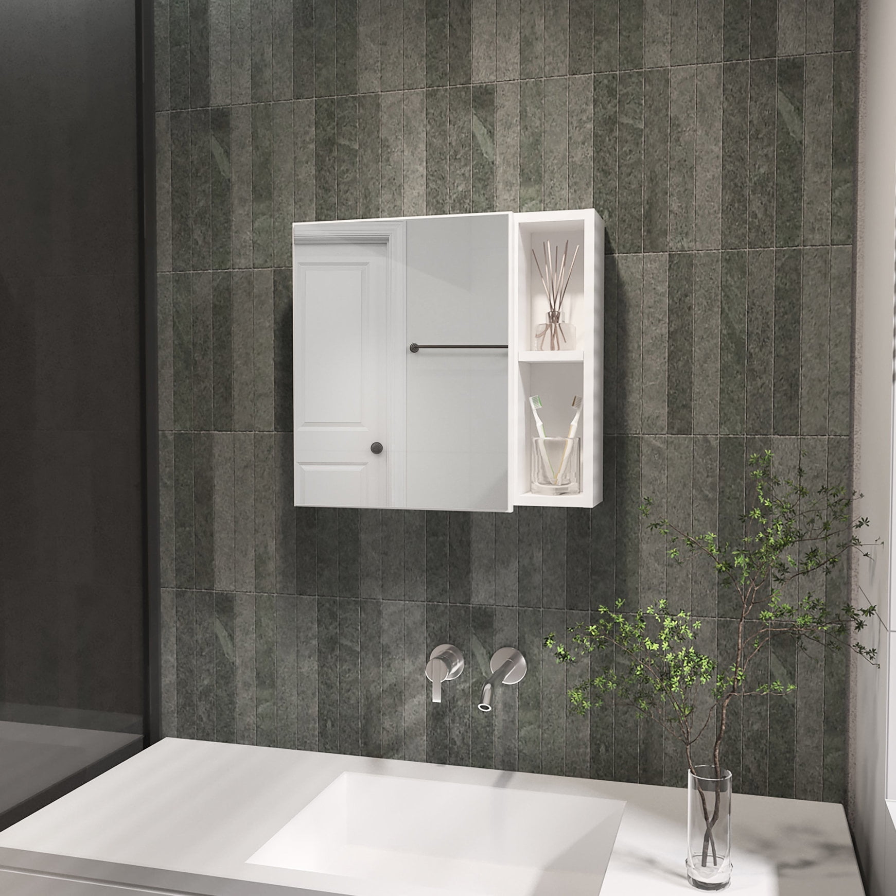 White Two - Shelf Cabinet | Showcase Books and Decor in Style ...