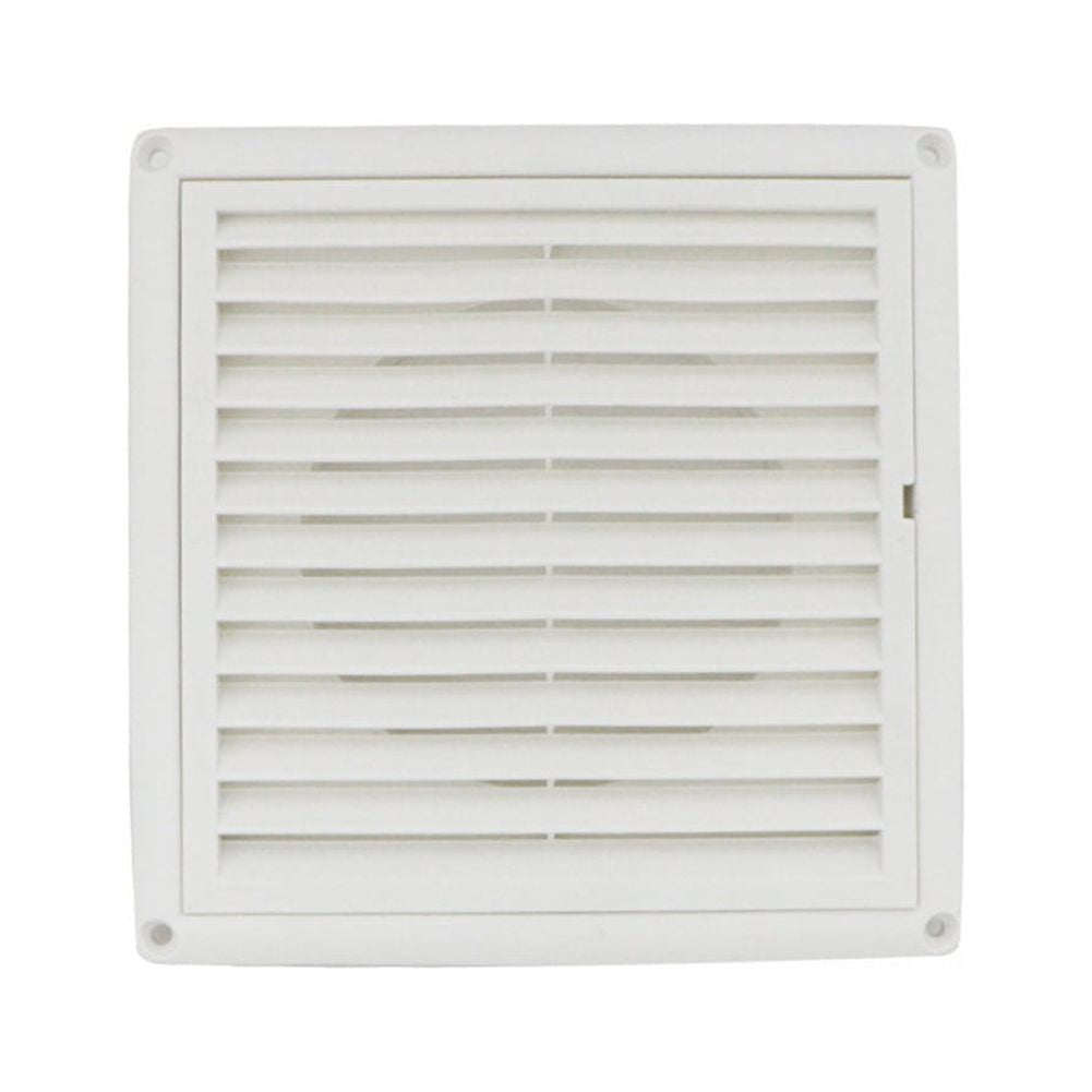 White Two-Way Sidewall/Ceiling Register, 5.9 inch (W) x 5.9 inch (H ...