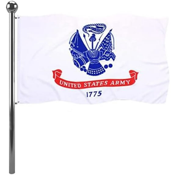 White US Army Military Flags 2x3 Outdoor Double Sided Heavy Duty United ...