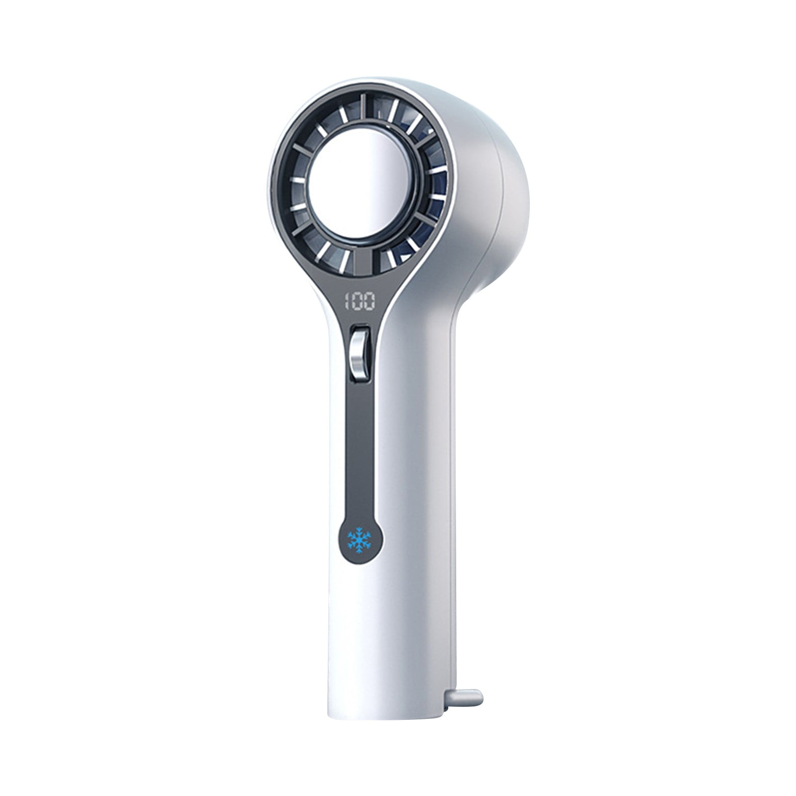 White Ultra-Portable 100-Speed Mini Turbofan With Usb Rechargeable ...