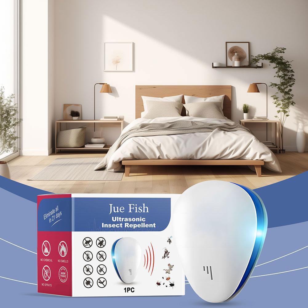 White Ultrasonic Insect Repellent Household Insect Repellent Mouse ...