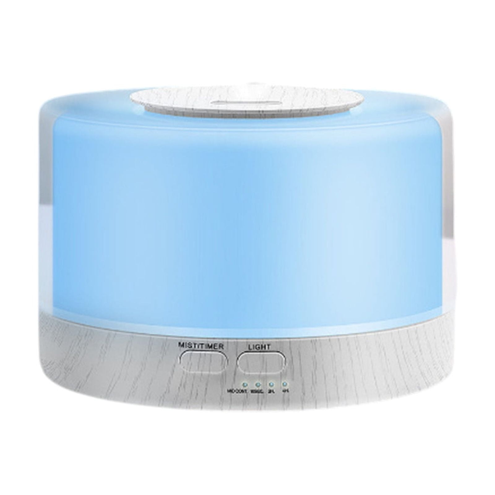 White Ultrasonic Oil Diffuser With Remote 500Ml Tank And 7 Led Color ...