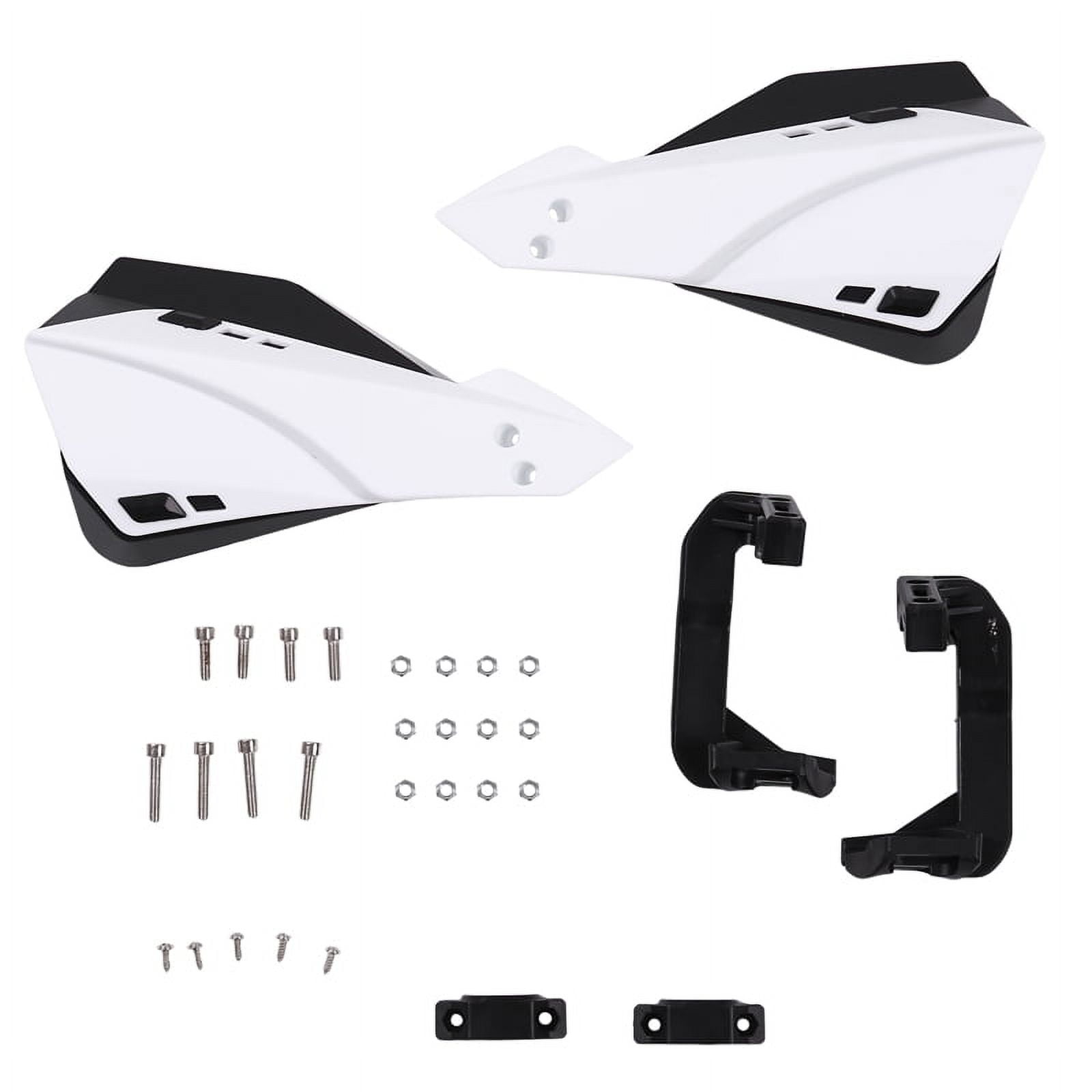 White Universal Motorcycle Handguard Motocross Hand Guard Protector for ...