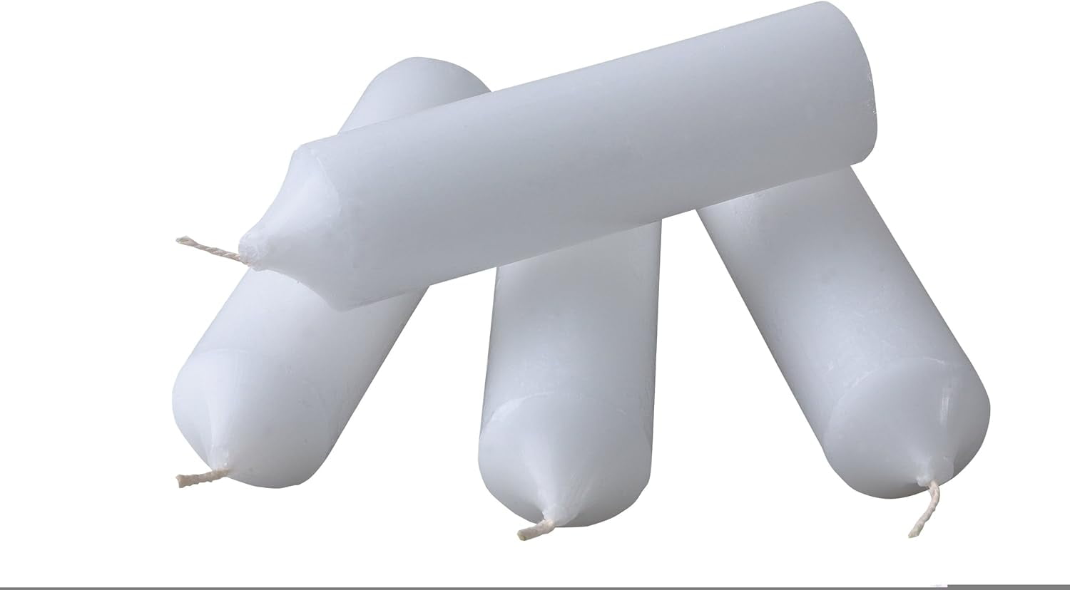 White Unscented Wax Plumbers Candle - Walmart.com