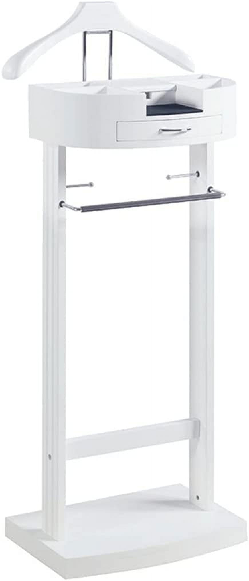 White Valet Stand For Women, Suit Valet Stand For Mens, Clothing Valet ...