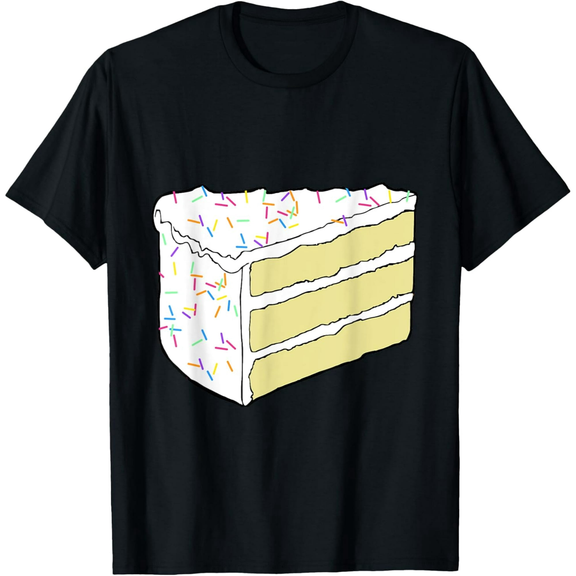 White Vanilla Cake Halloween Costume Food Dress Up Cosplay T-Shirt ...