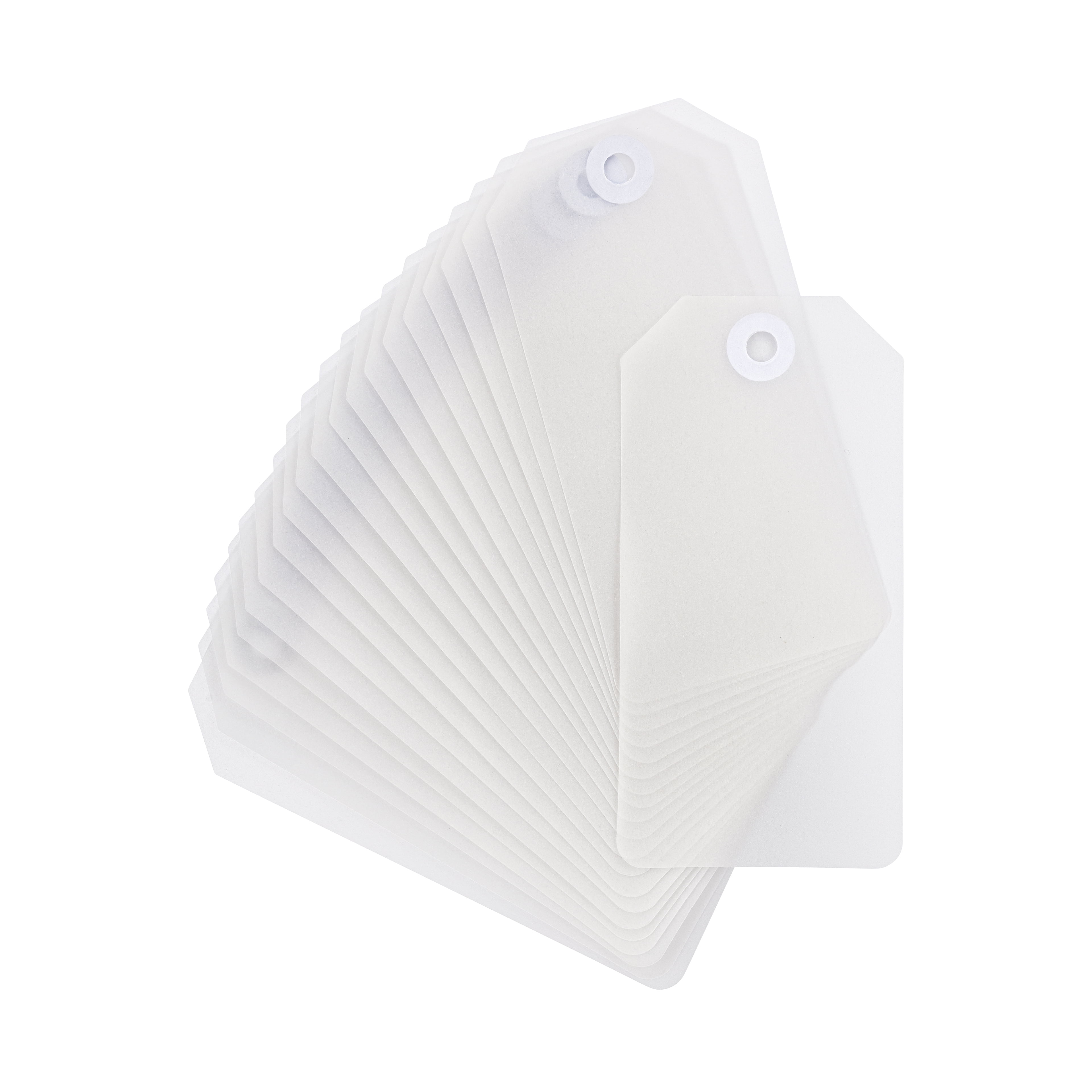 White Vellum Tags by Recollections – 2.1" x 4.25" Translucent Tags with ...