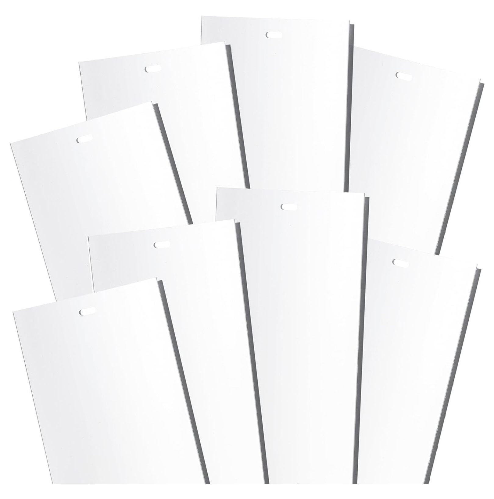 White Vertical Blinds Replacement Slats, for Doors and Windows. Easy ...