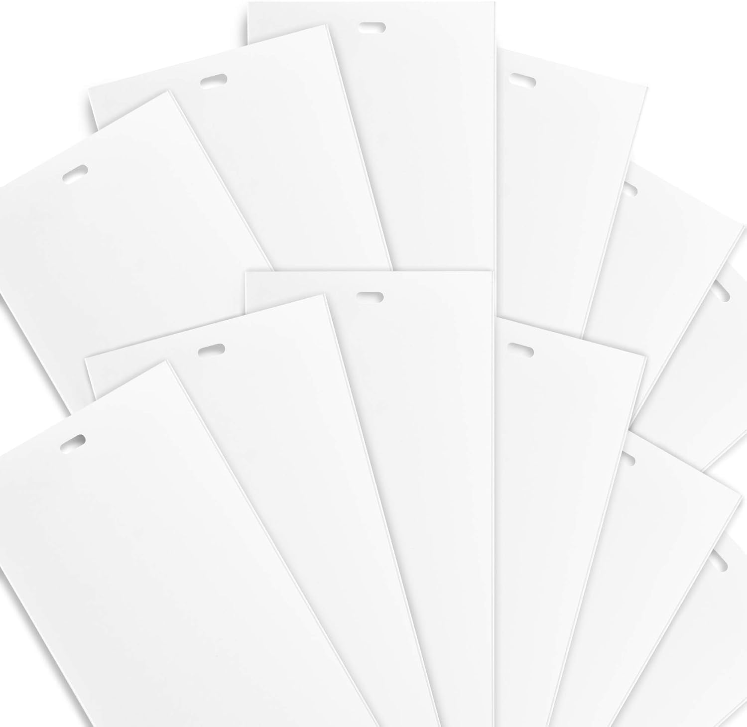 White Vertical Replacement Blinds Slats Sliding Door Window Patio (12 ...