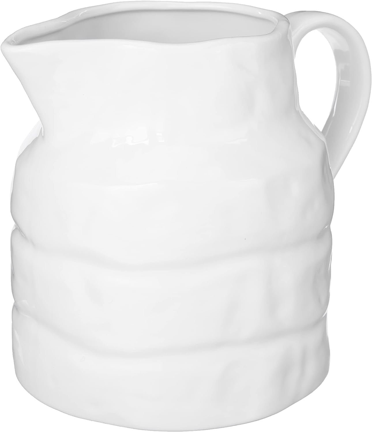 White Vintage Stoneware Pitcher Reproduction - Walmart.com