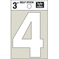 White Vinyl Die-Cut Self-Stick Numbers - Walmart.com