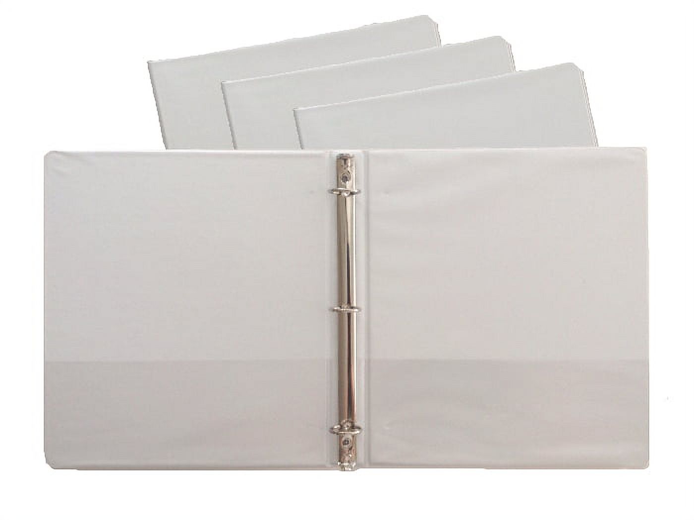 White Vinyl Standard 3-Ring Binders, 1-Inch, for 8.5" x 11" Sheets ...