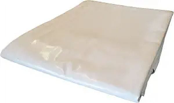 White Vinyl Tarp 13oz Industrial Grade Tarps (Choose Size) (10'x10 ...