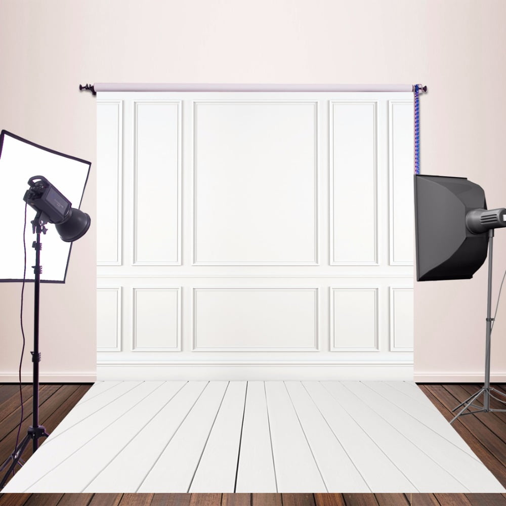 White Wall Photo Backdrops Photo Studio PC Painted Thin Vinyl Baby ...