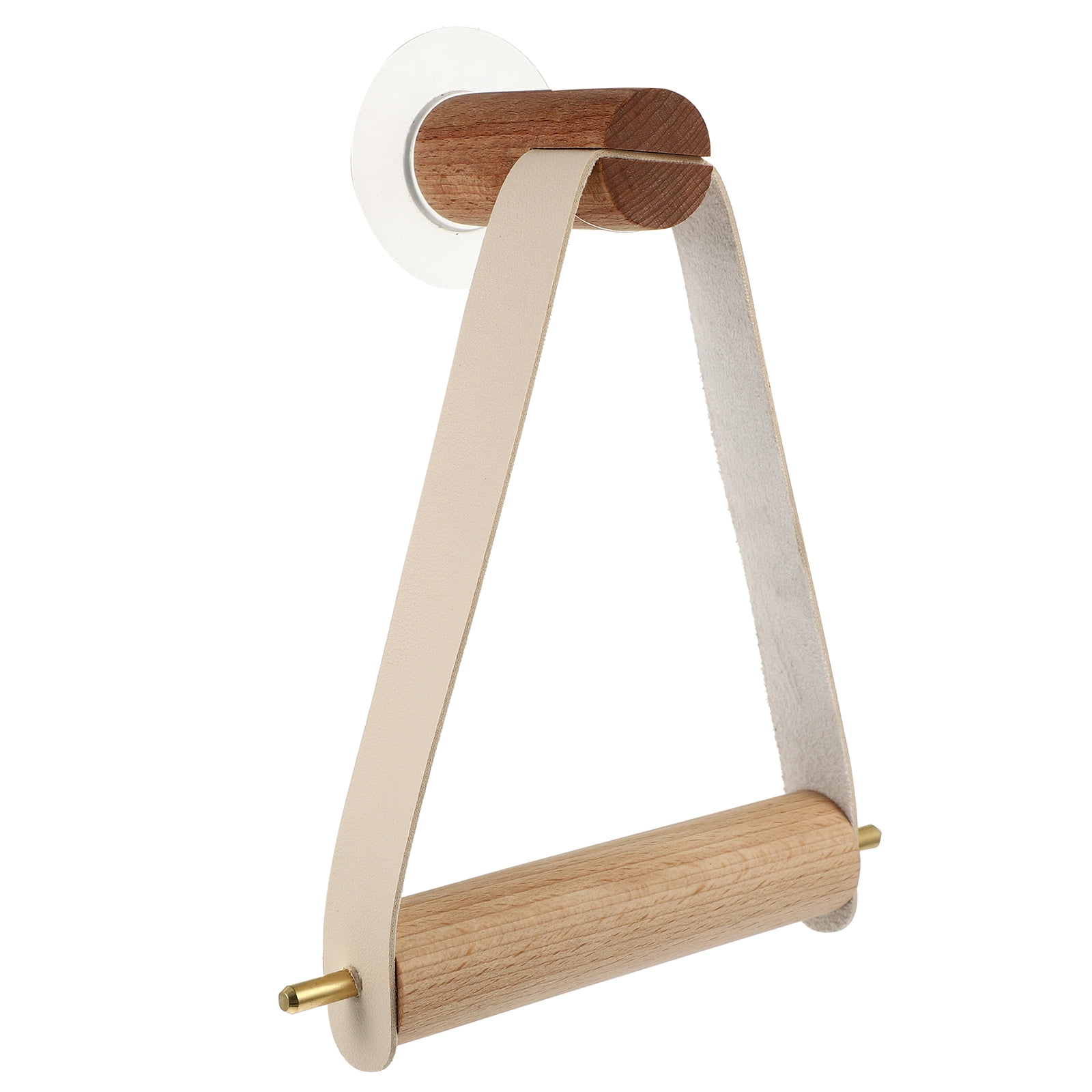 ifundom Bathroom Accessory White Wooden Toilet Tissue Holder 1Pcs - Walmart.com