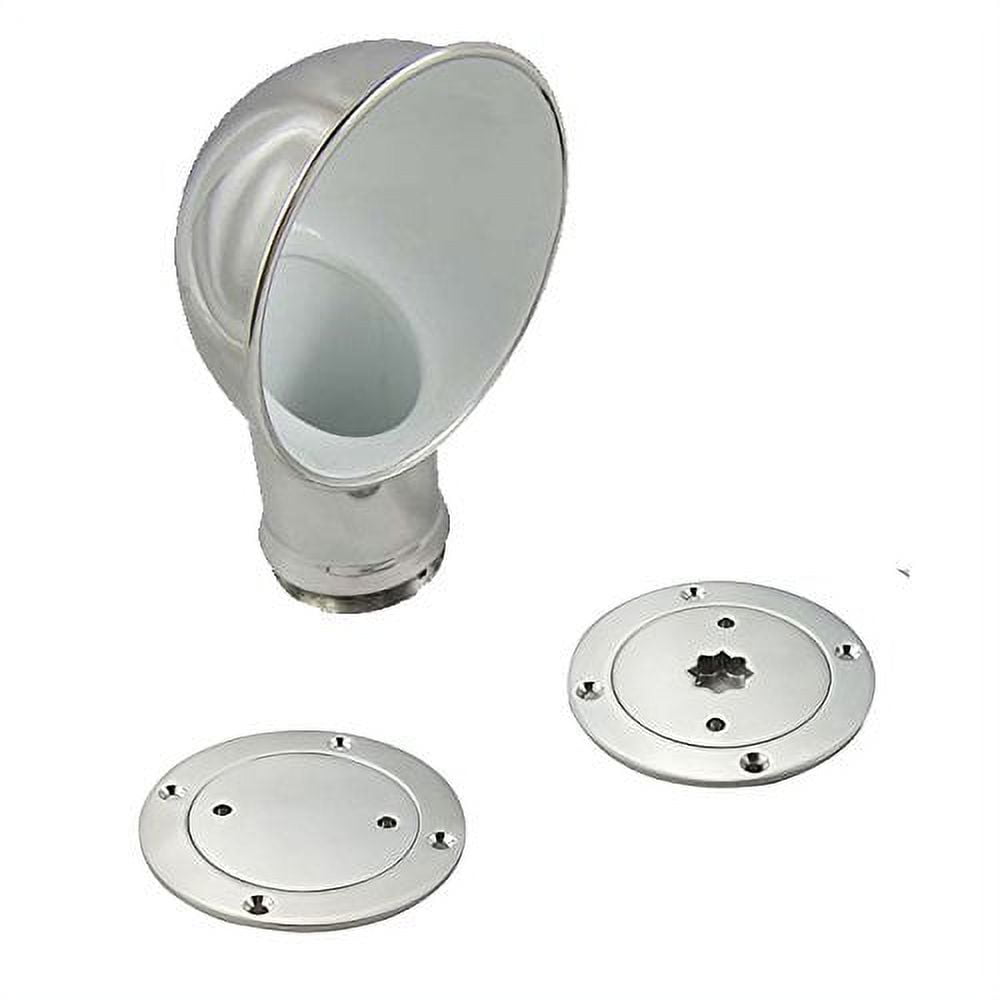 White Water 1350SK-W/6361S Stainless Round Cowl Vent/Dorade Set ...