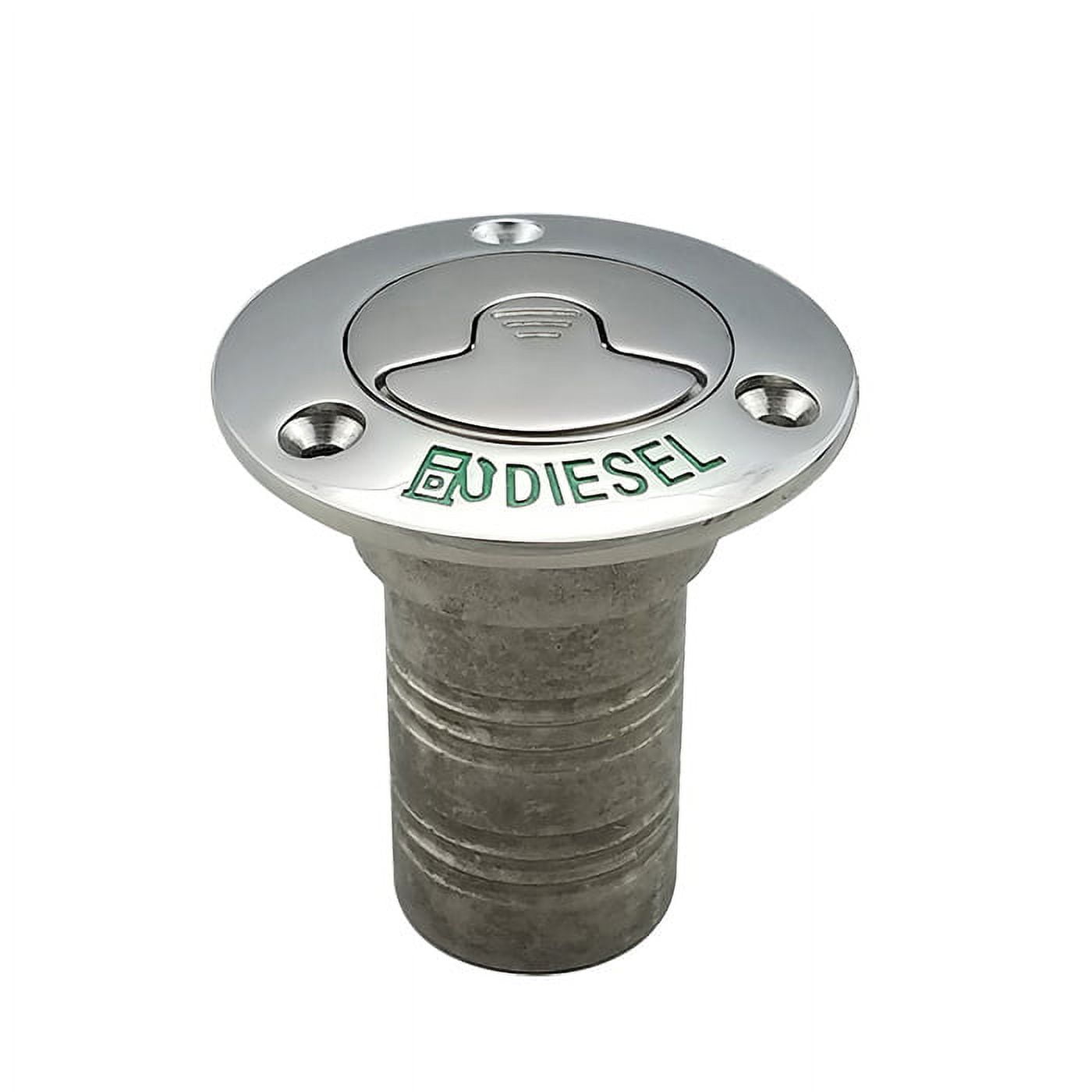 White Water 6008SEU-FT Stainless Flip Tab Steel Deck Fill, Diesel 2 ...