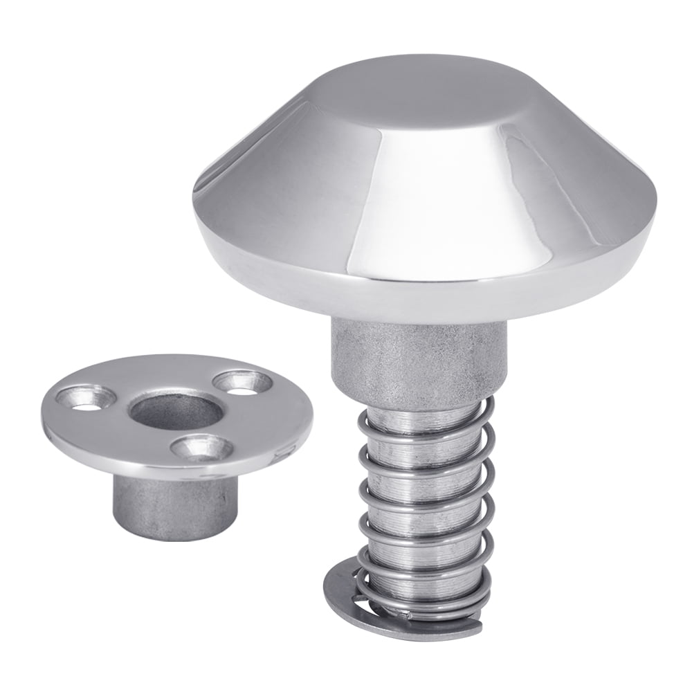 White Water 6075S 316 Stainless Steel Mushroom Spring Loaded Fender ...