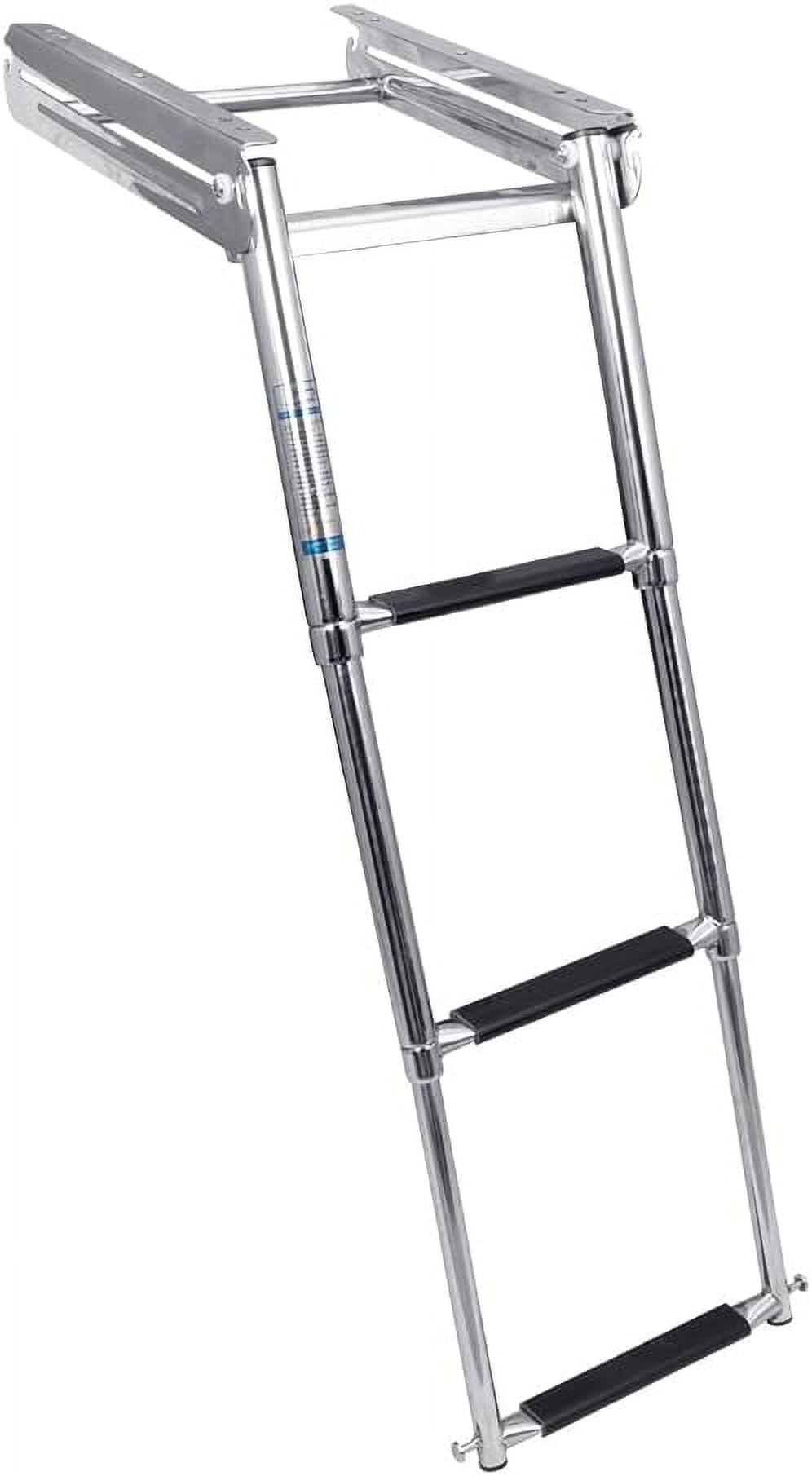 White Water B00301UHK 304 SS Under Platform Shelved Ladder, Hook Style ...