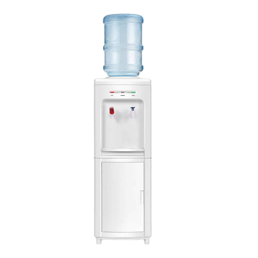White Water Cooler Dispenser, Versatile Top Loading Hot and Cold Water ...