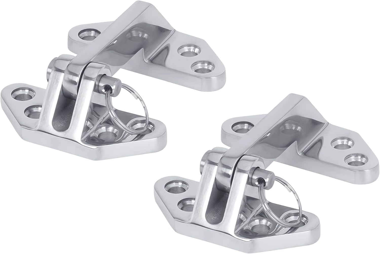 White Water Long Reach Stainless Hatch Hinge (Pair) - Walmart.com