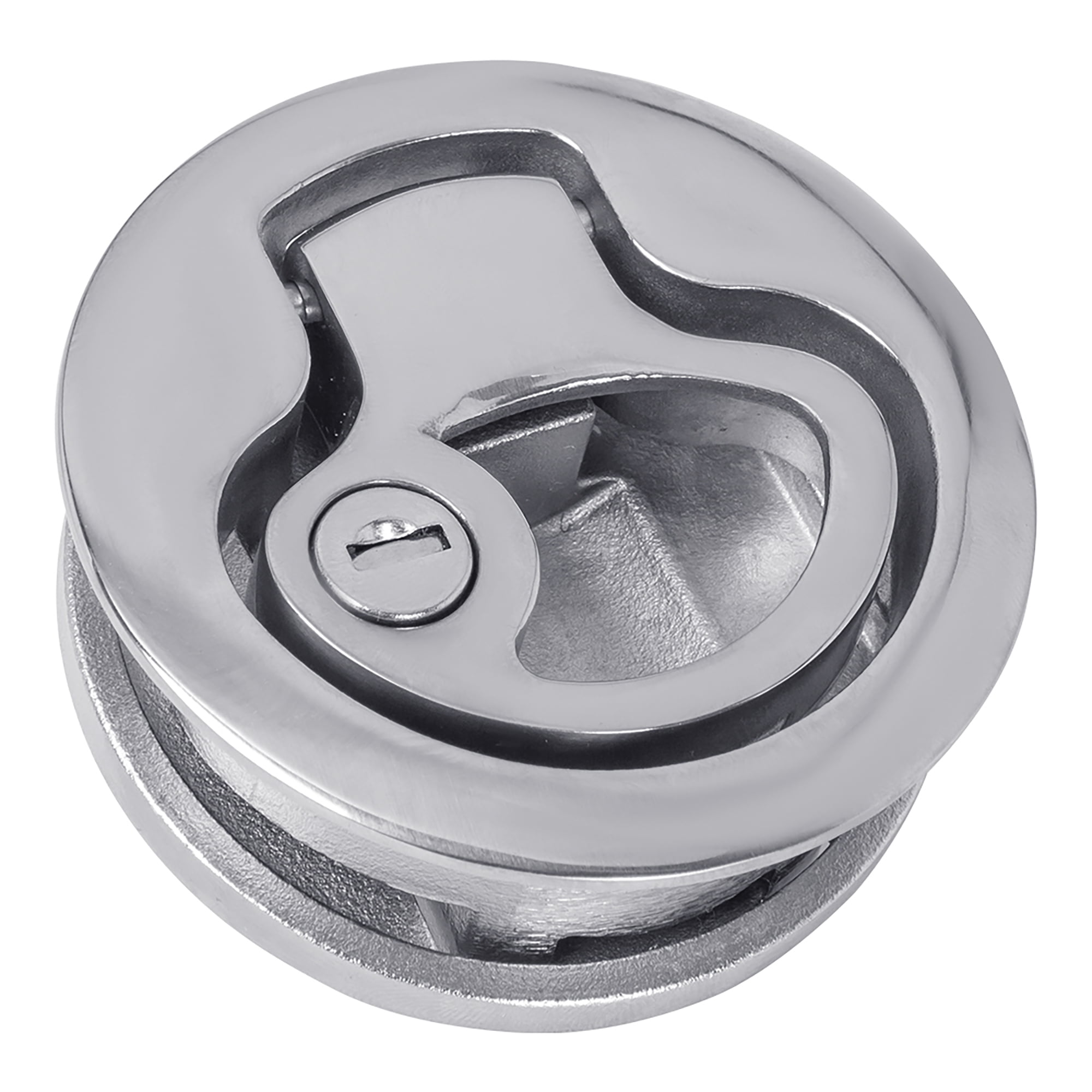 White Water Marine 7132SLK 316 SS Round Slam Latch with Egress Lever, 2 ...