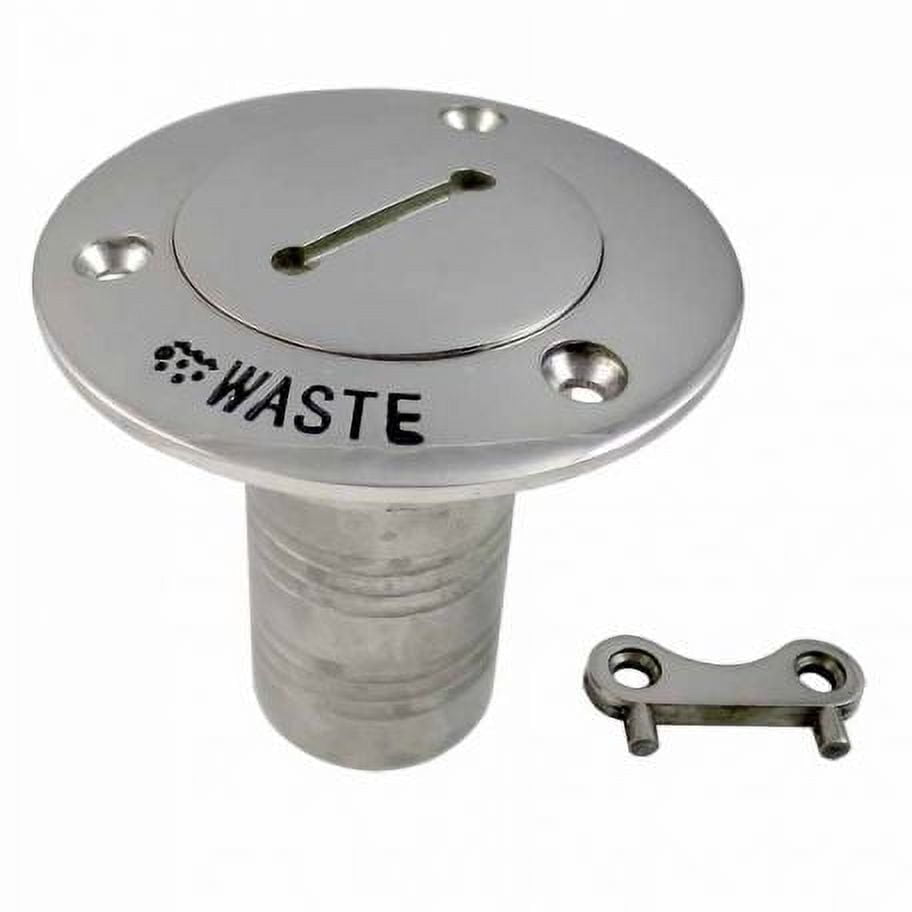 White Water Stainless Waste Deck Fill with Color Text & International ...
