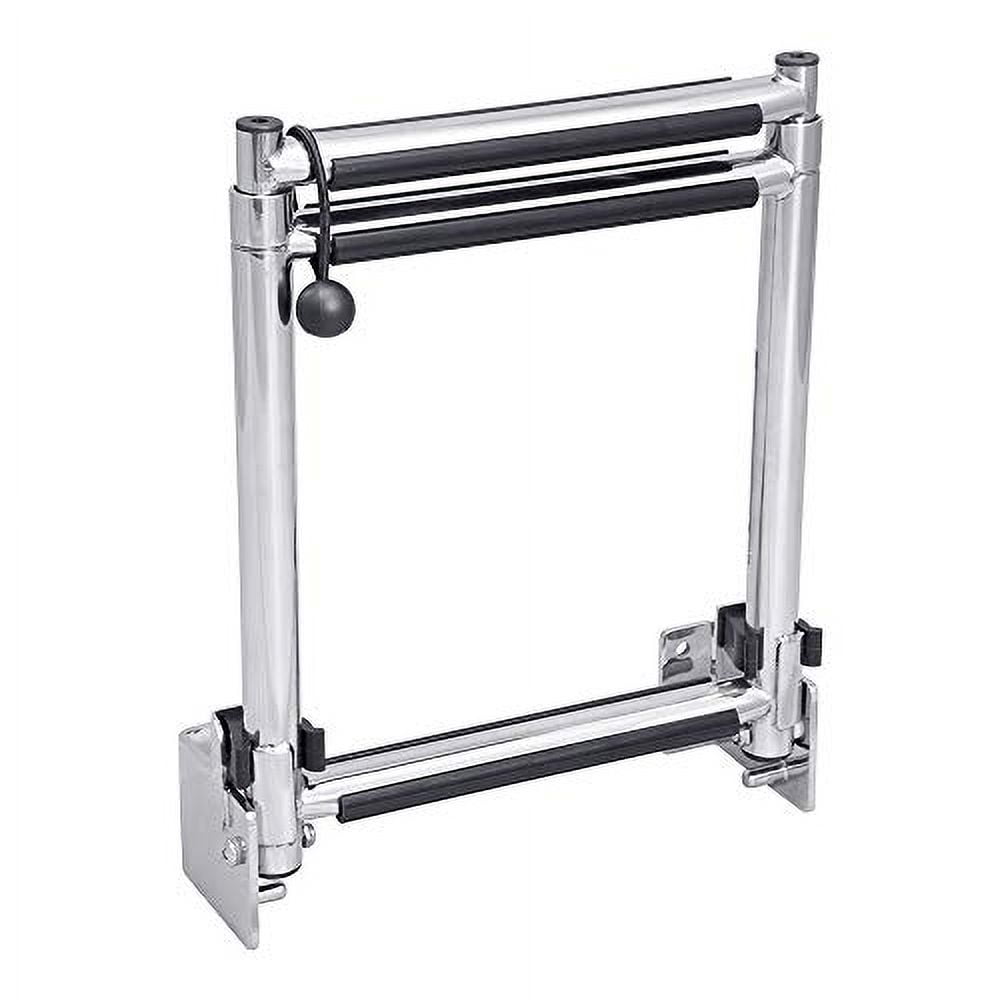 White Water Telescoping Folding Transom Ladder, 3 Step - Walmart.com