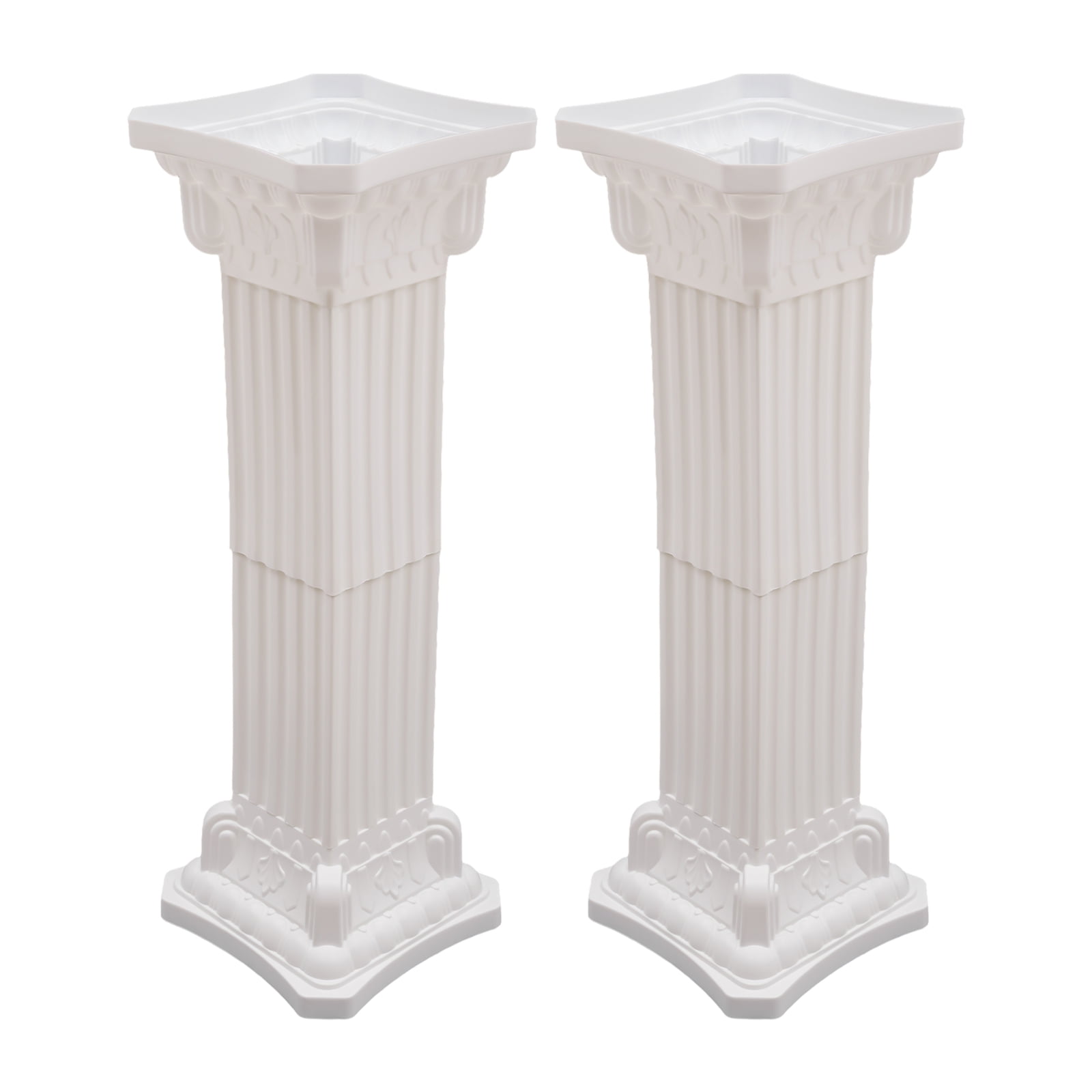 White Wedding Roman Pillar Greek Column Statue Flower Pedestal Stand ...