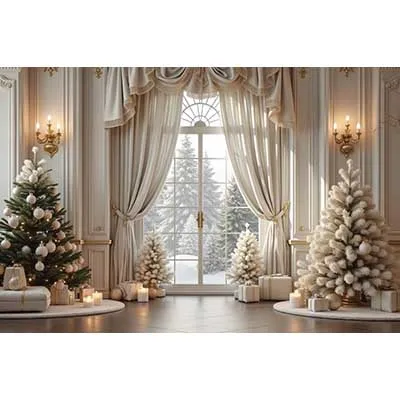 White Western Living Room Backdrop for Photo Shoot Indoor Wallpaper ...