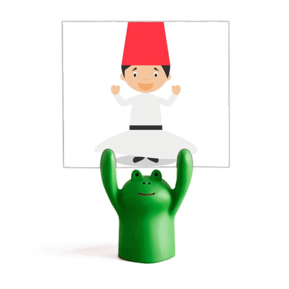White Whirling Dervishe Cartoon Memo Holder Cartoon Animal Frog Stand ...