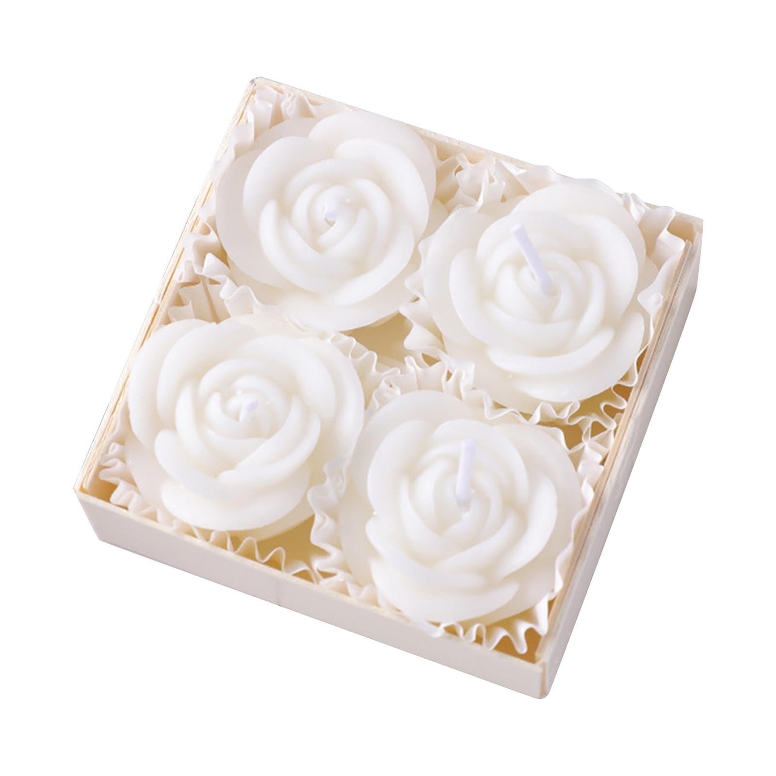White White Rose Scented Candle Making Kit For Romantic Decor And ...