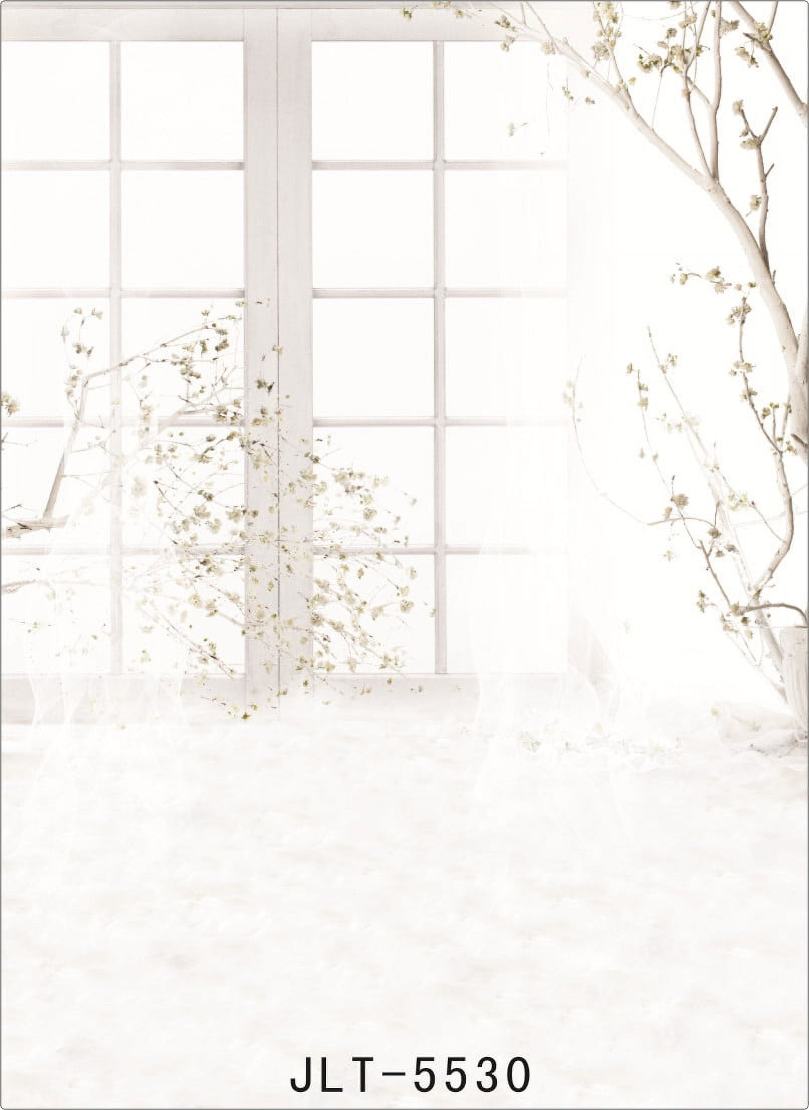 White Window Background for Photos Indoor Room Computer Printed Vinyl ...