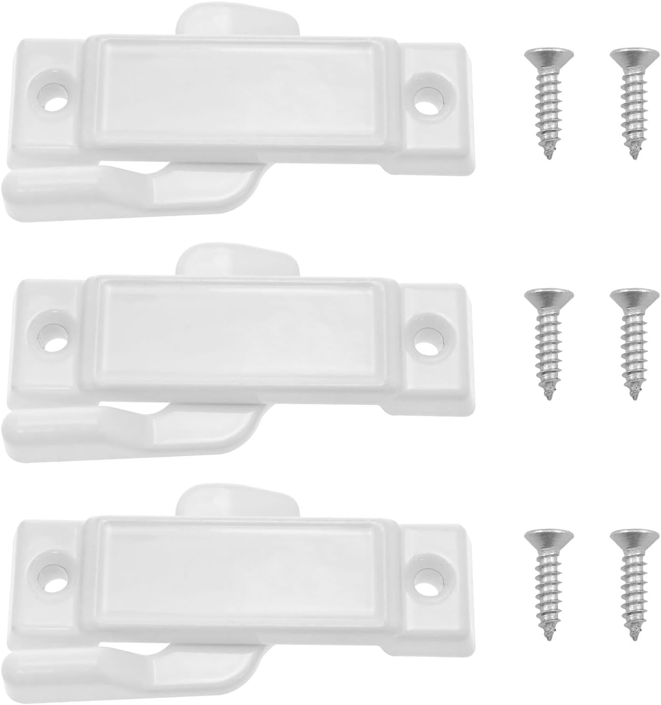 White Window Lock Window Sash Lock Replacement Window Locks for ...