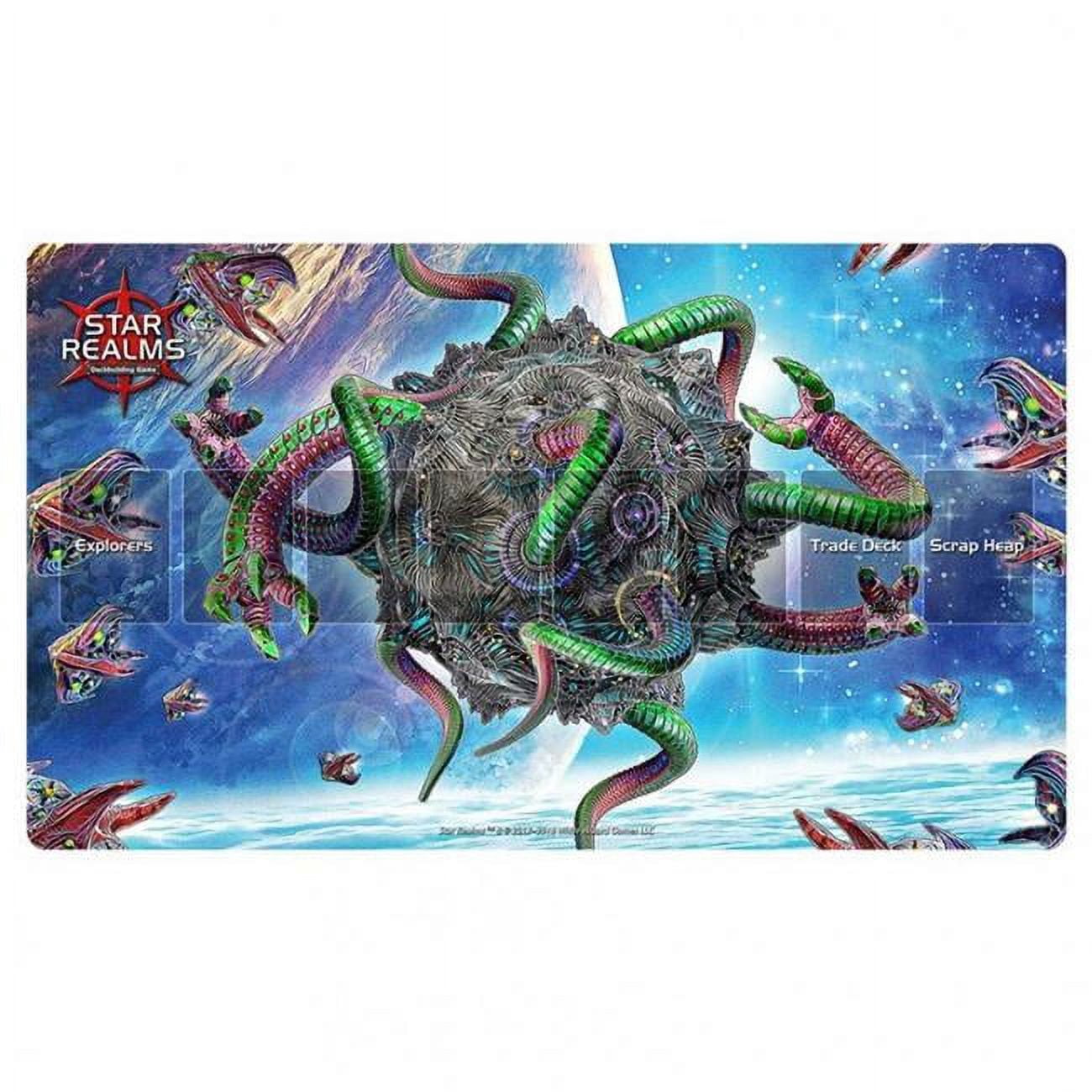 White Wizard Games WWG032 Star Realms Infested Moon Play Mat - Walmart.com