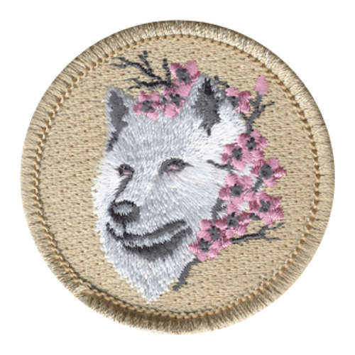 White Wolf Scout Patrol Patch (Sew-on) - ClassB - Walmart.com