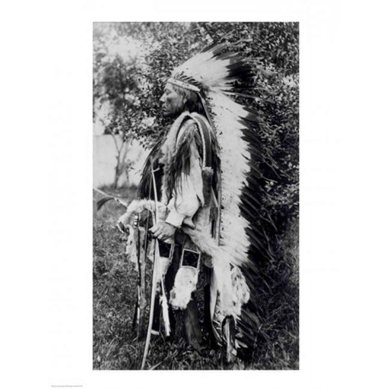 White Wolf a Comanche Chief Poster Print - Walmart.com