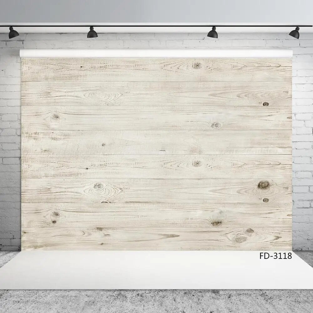 White Wood Board Texture Floor Photo Background Photocall Cake Food Toy Photography Backdrop ...