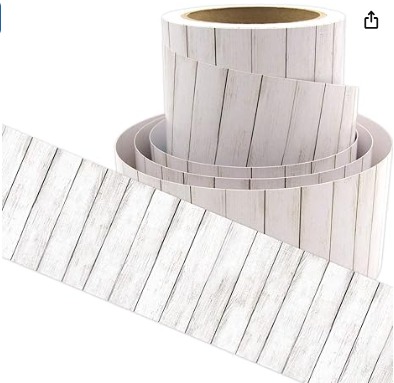 White Wood Bulletin Board Border Straight Border Trim for Classroom ...