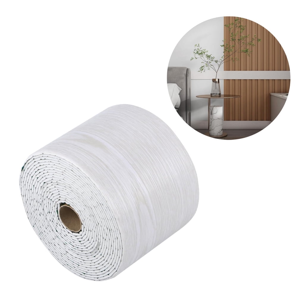 White Wood Grain Border Stickers,Waterproof Wall Border Decoration ...