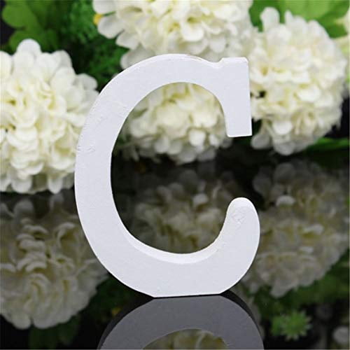 White Wood Letter for Craft DIY Alphabet Hanging Wall Letters Wedding ...