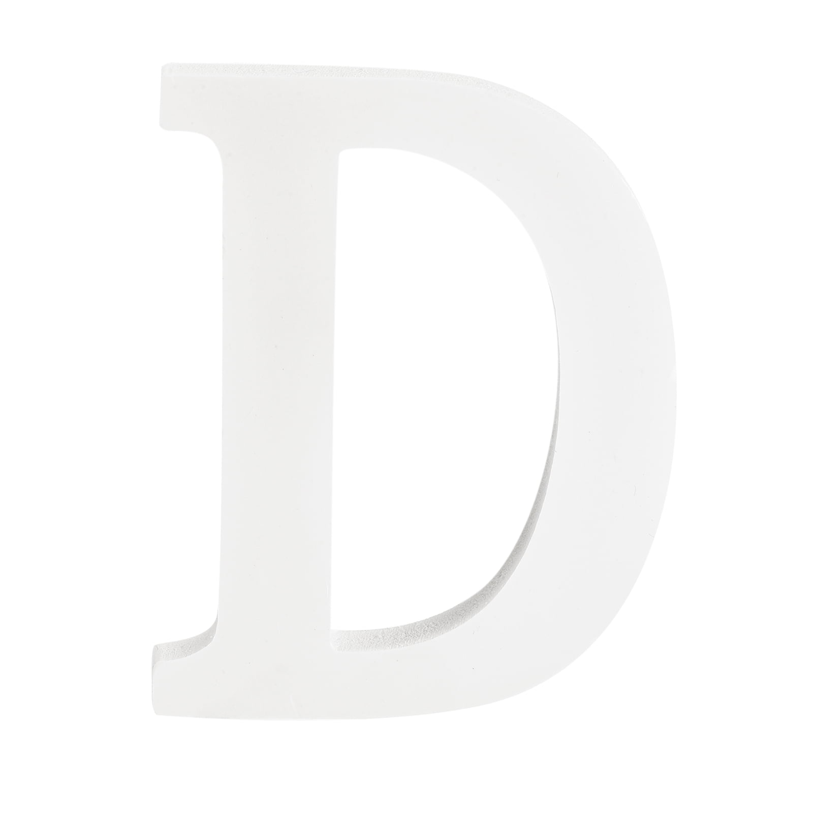 White Wood Letters 3 Inch, Wood Letters for DIY Party Projects (D ...