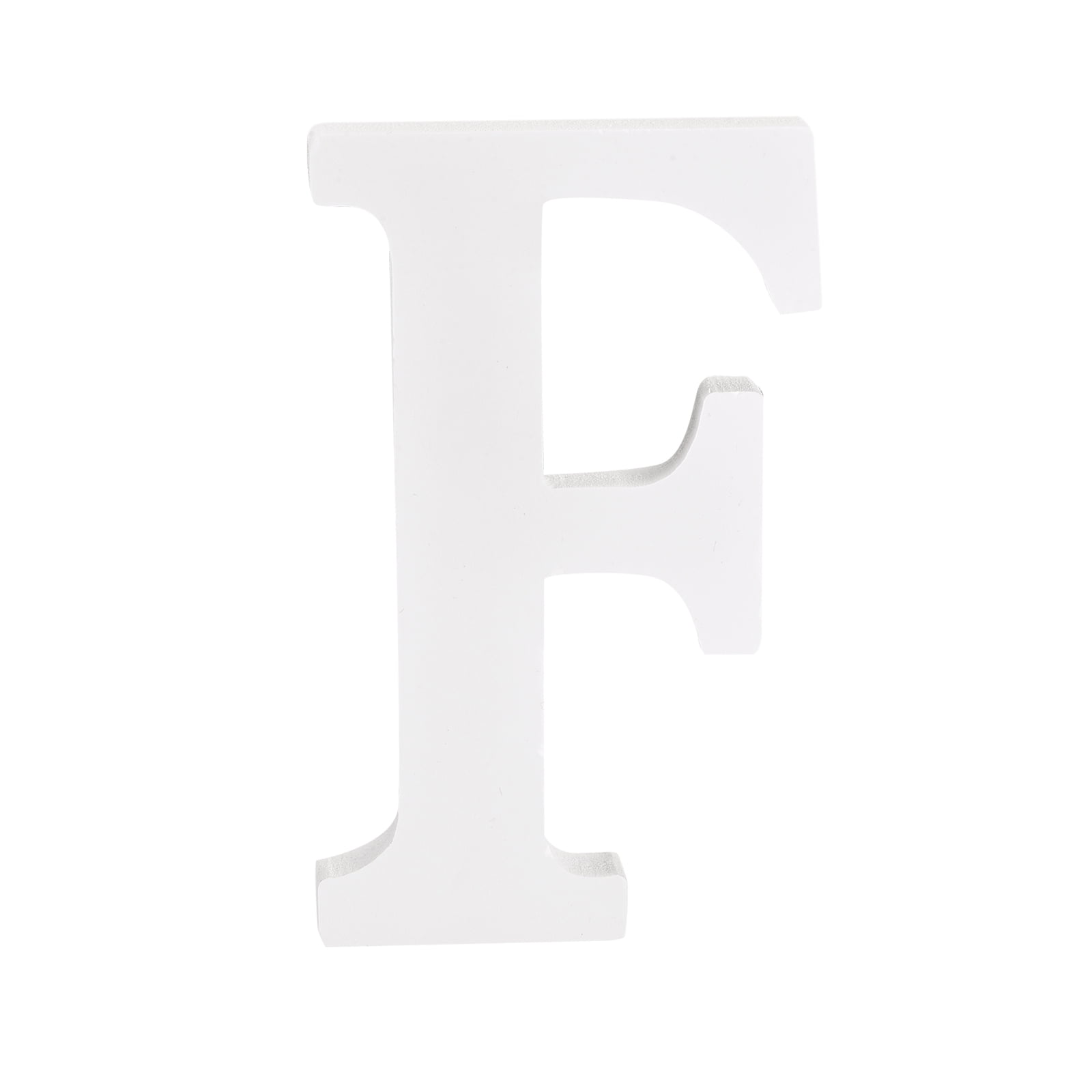 White Wood Letters 3 Inch, Wood Letters for DIY Party Projects (F ...