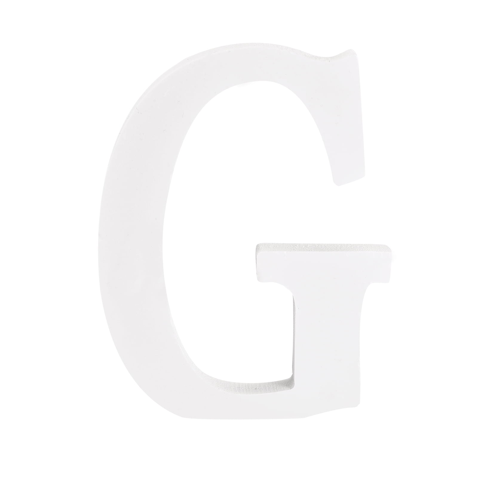 White Wood Letters 3 Inch, Wood Letters for DIY Party Projects (G ...