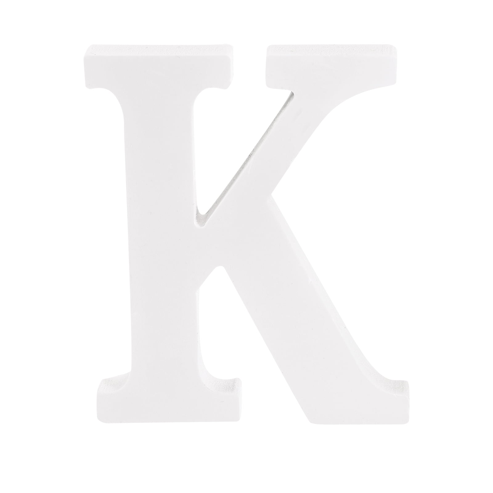 White Wood Letters 3 Inch, Wood Letters for DIY Party Projects (K ...