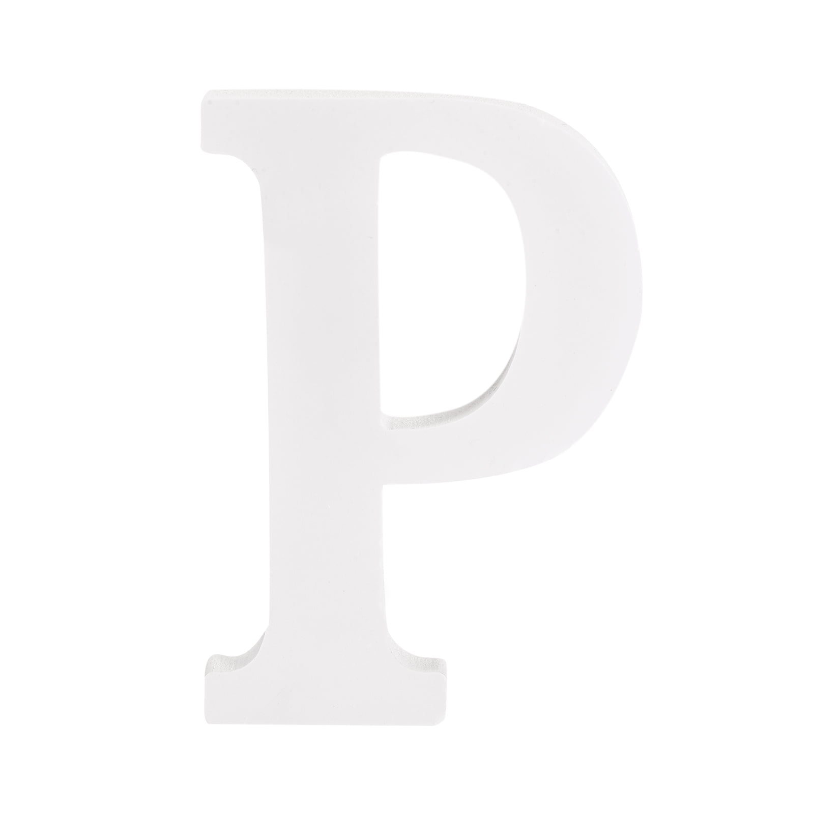 White Wood Letters 3 Inch, Wood Letters for DIY Party Projects (P ...