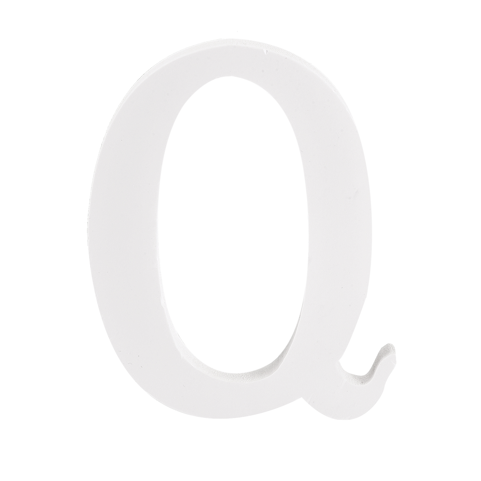 White Wood Letters 3 Inch, Wood Letters for DIY Party Projects (Q ...