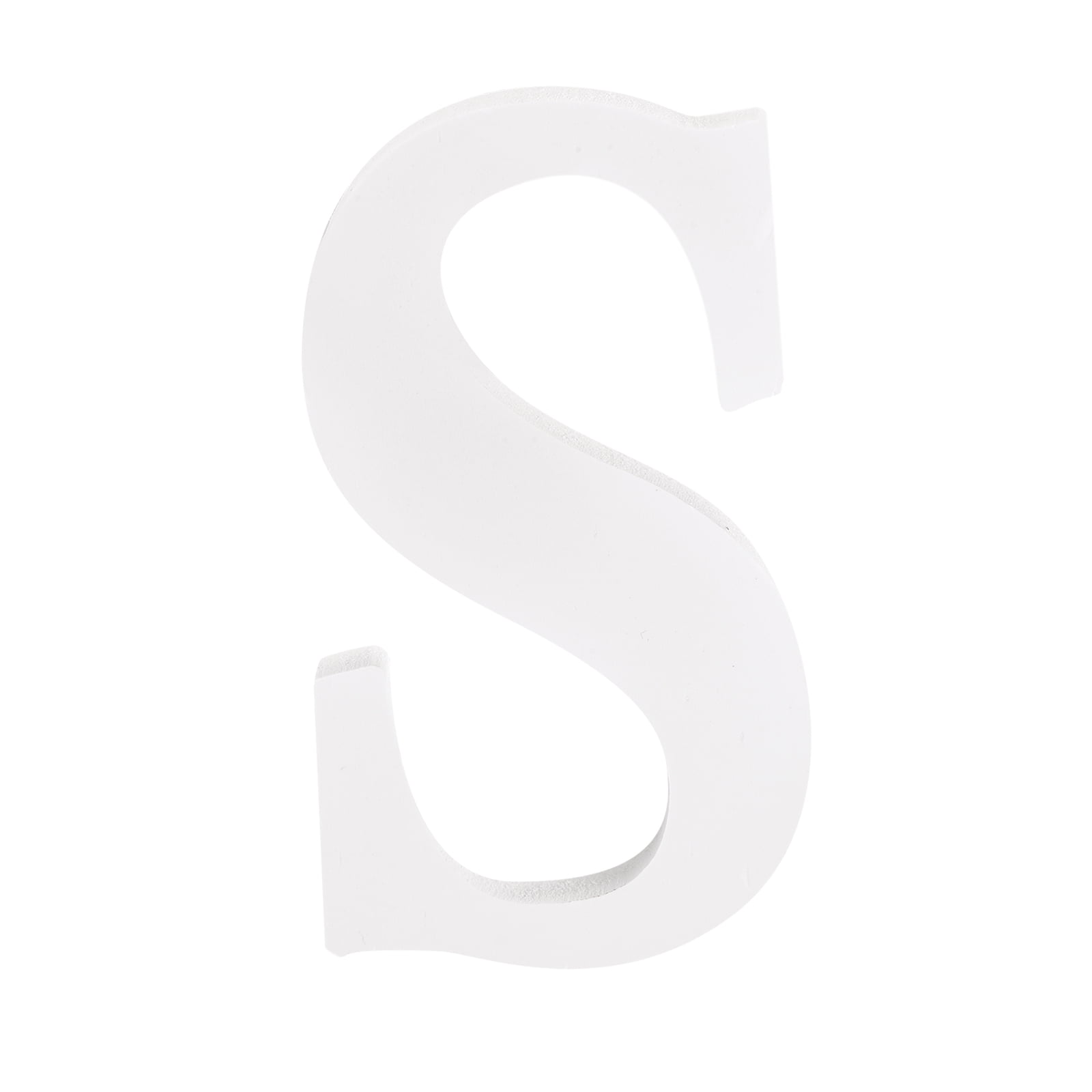 White Wood Letters 3 Inch, Wood Letters for DIY Party Projects (S ...