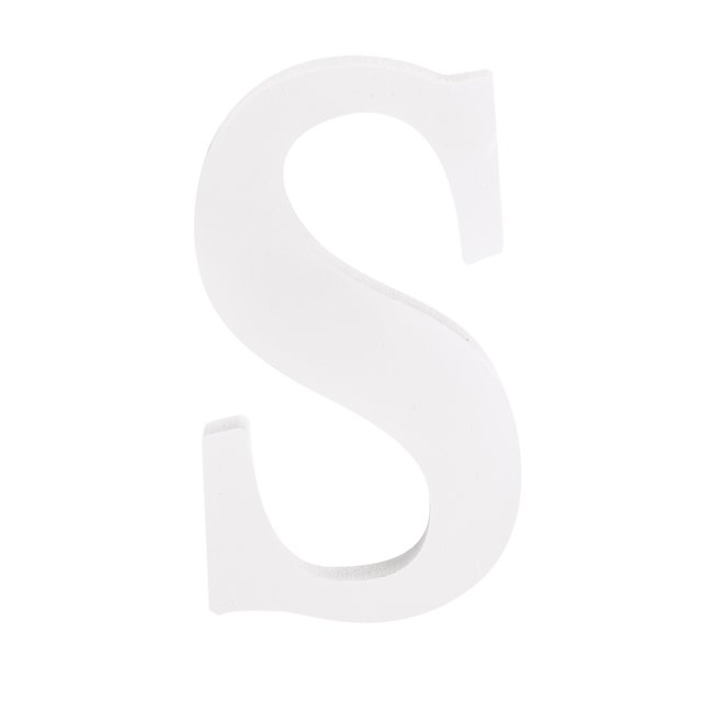 White Wood Letters 3 Inch, Wood Letters for DIY Party Projects (S ...