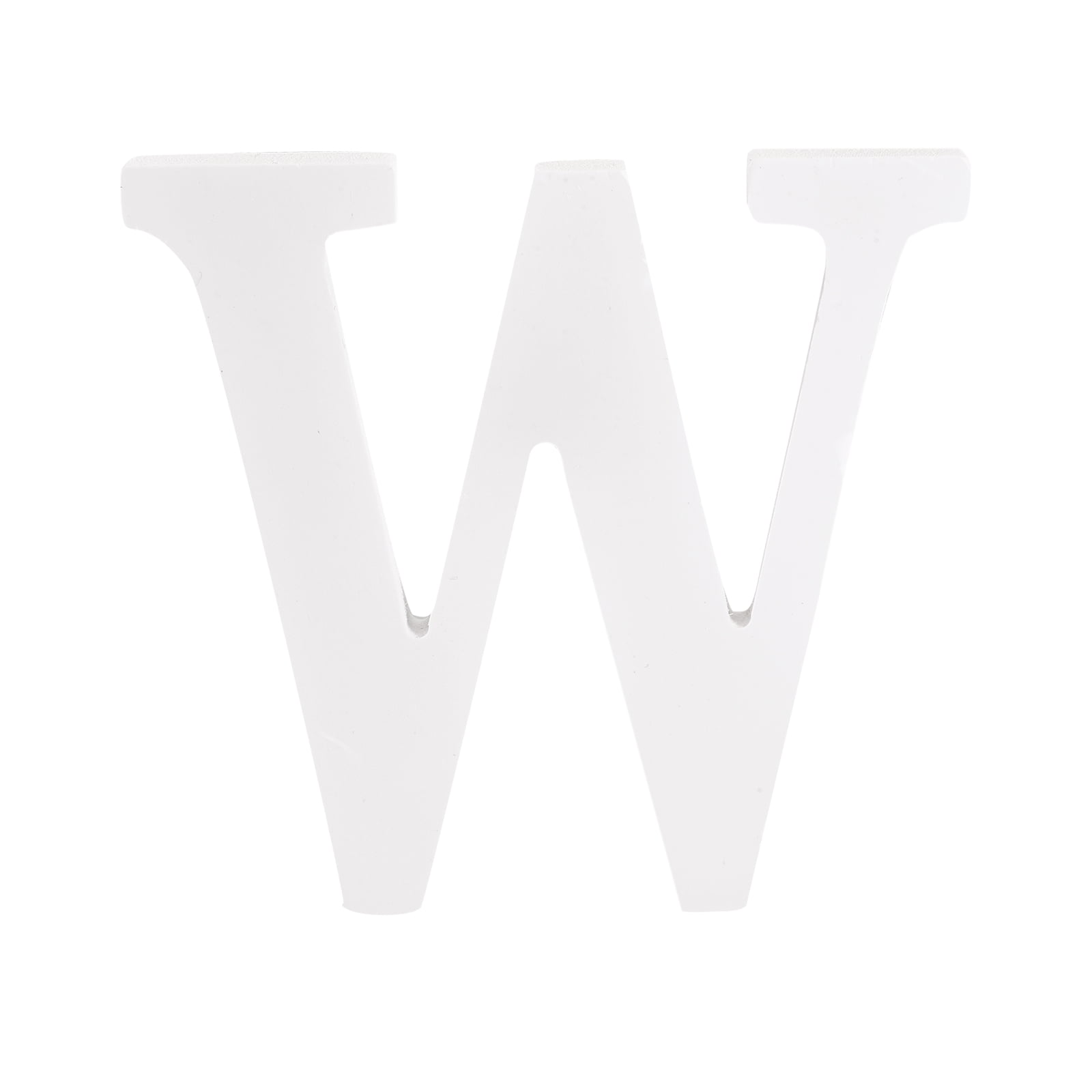 White Wood Letters 3 Inch, Wood Letters for DIY Party Projects (W ...